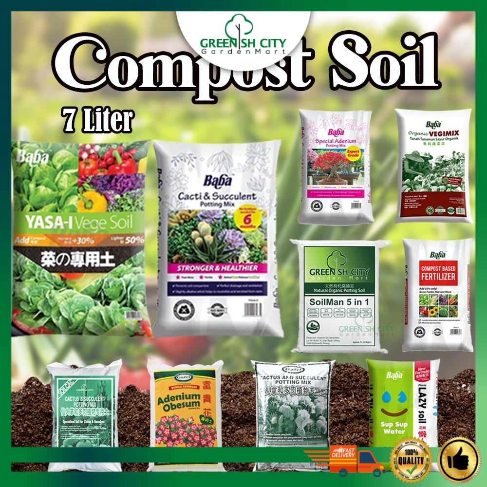 GNC Tanah Hitam Organik Gafri Baba Soil Tanah Baja Cactus Soil ...