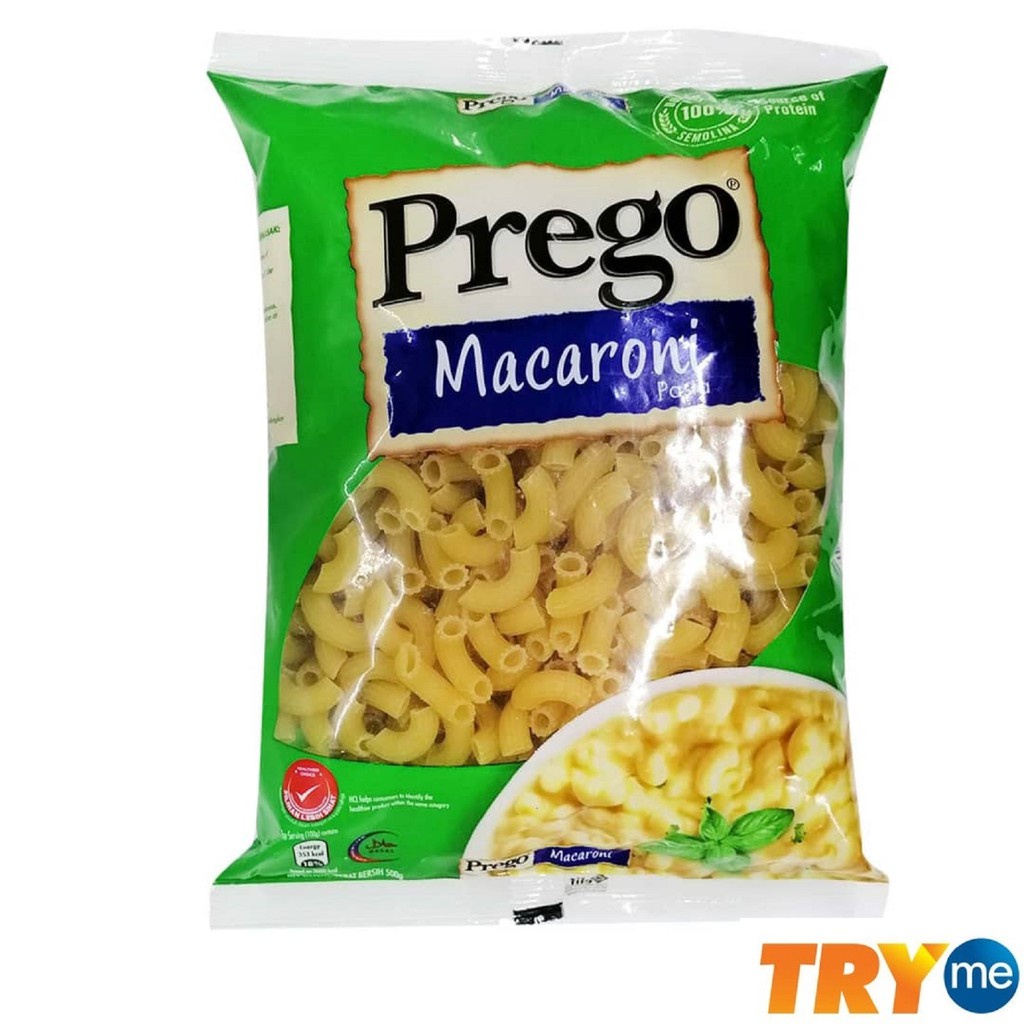 Prego Dried Pasta Macaroni 500g | Shopee Malaysia