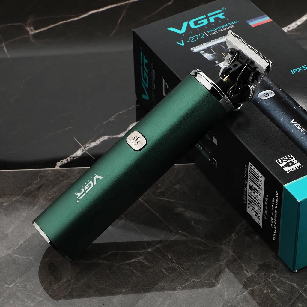 VGR V-272 Hair Clipper Waterproof Household Haircut USB Rechargeable ...