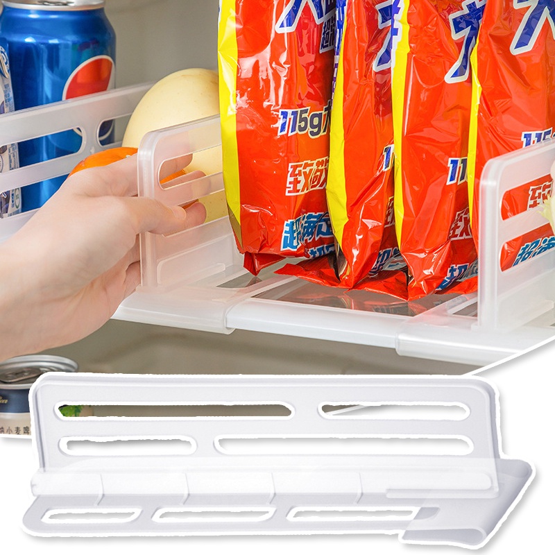 Creative Refrigerator Storage Partition Fridge Food Drink Bottle Can ...