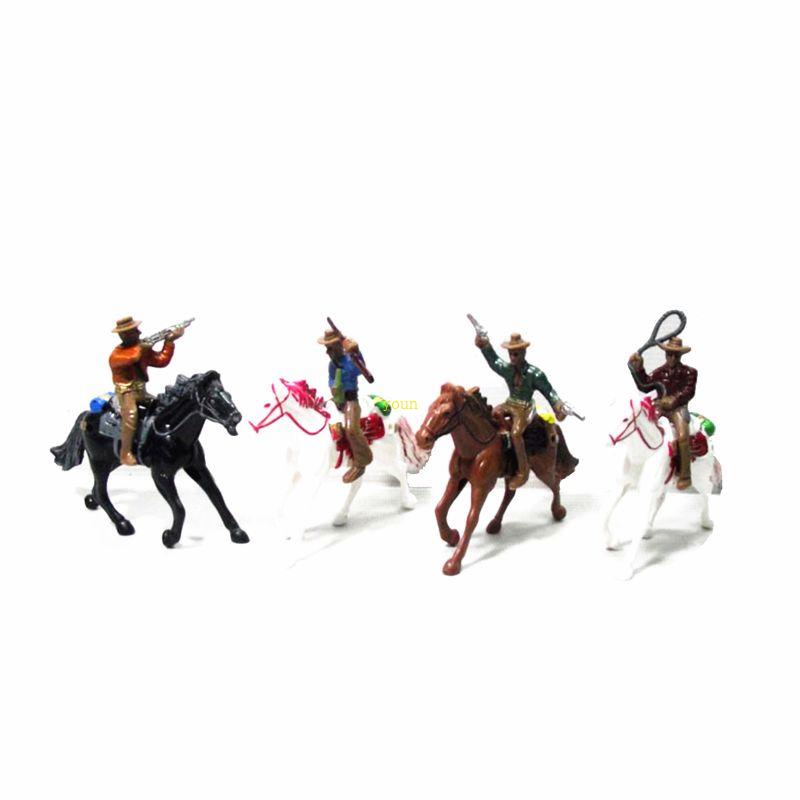youn Western Cowboy Model for Miniature Scenes Fun Relieve Stress Scene ...