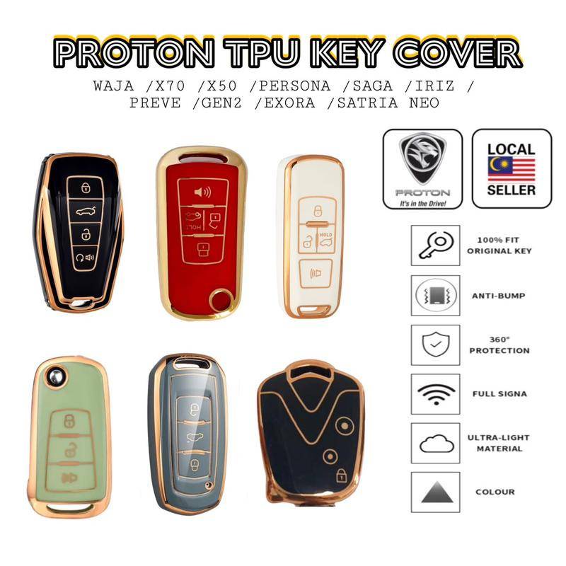 Proton Key Cover Chrome Reflection TPU Car Key Cover X50 X70 Persona ...