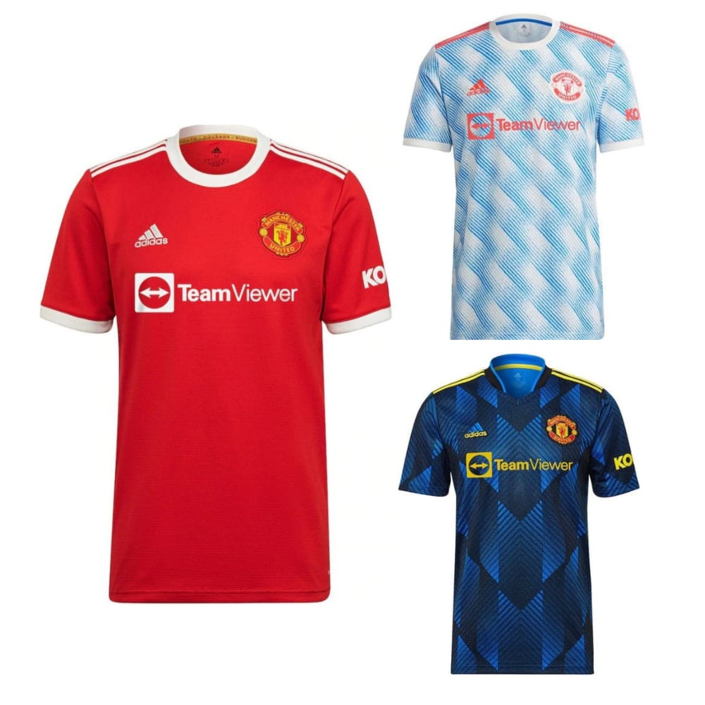 (NEW) Manchester United MU Home Away 3rd Kit Jersey 2021/2022 | Shopee ...