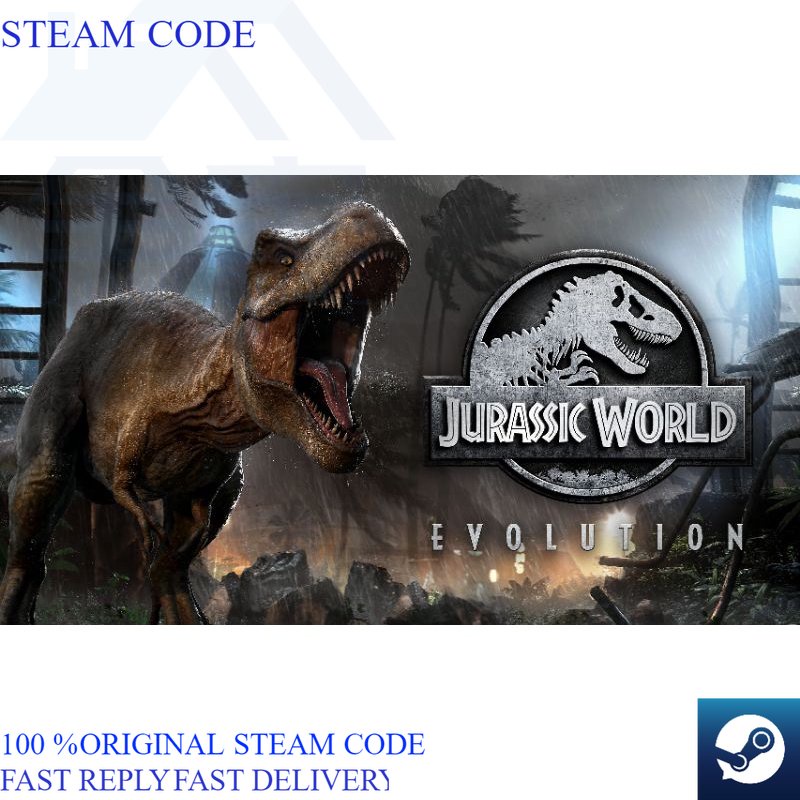 Jurassic World evolution 侏罗纪世界进化 (SteamCode100% original key 🗝️ code ...