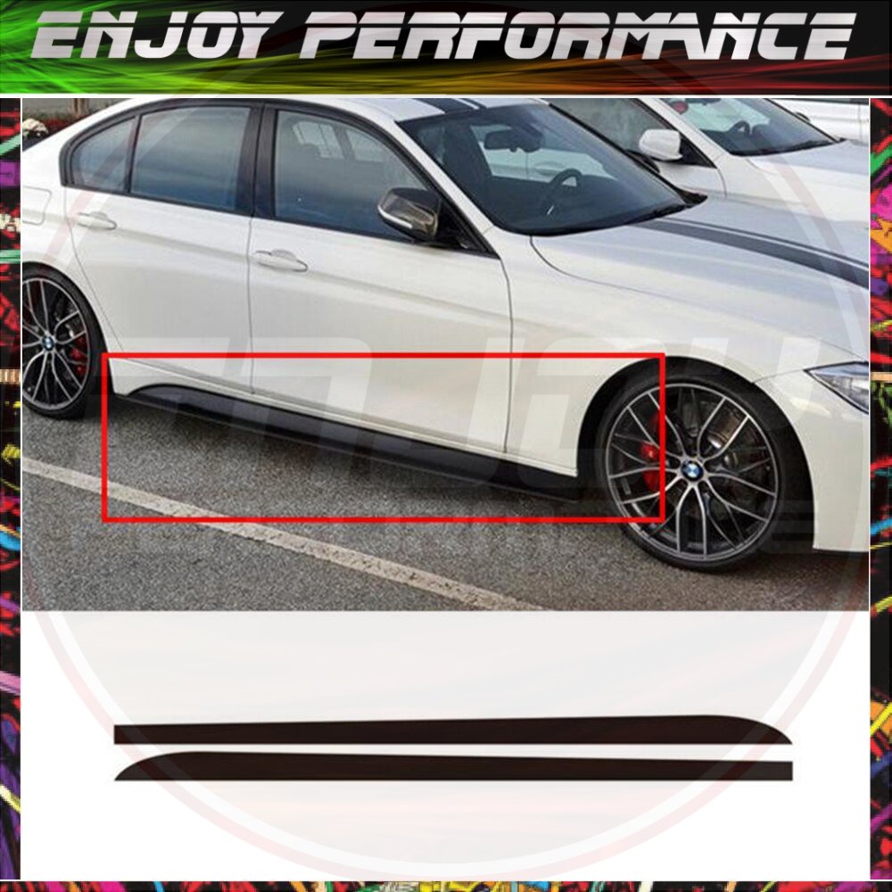 M Performance Side Skirt Stripe Body Decals Stickers For BMW E90 E92 ...