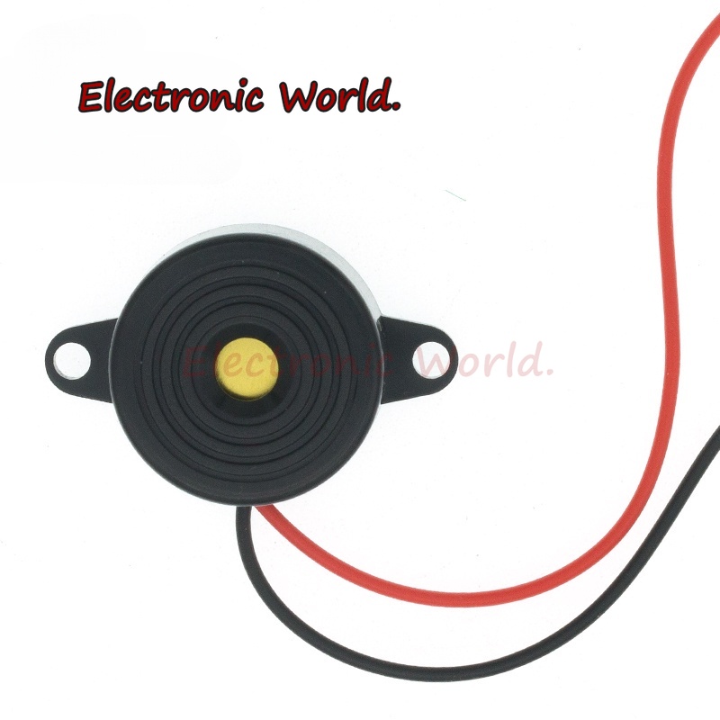 DC3-24V SFM-20B Active Piezoelectric Buzzer Long Continous Beep Tone ...