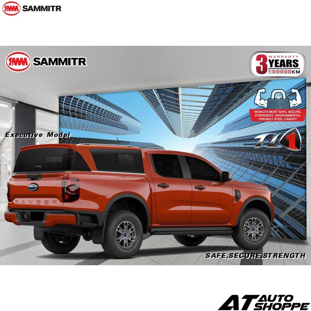 SAMMITR TL-1 CANOPY FOR FORD RANGER NEXT GEN 2023 T9 XL XLT XLT+ ...