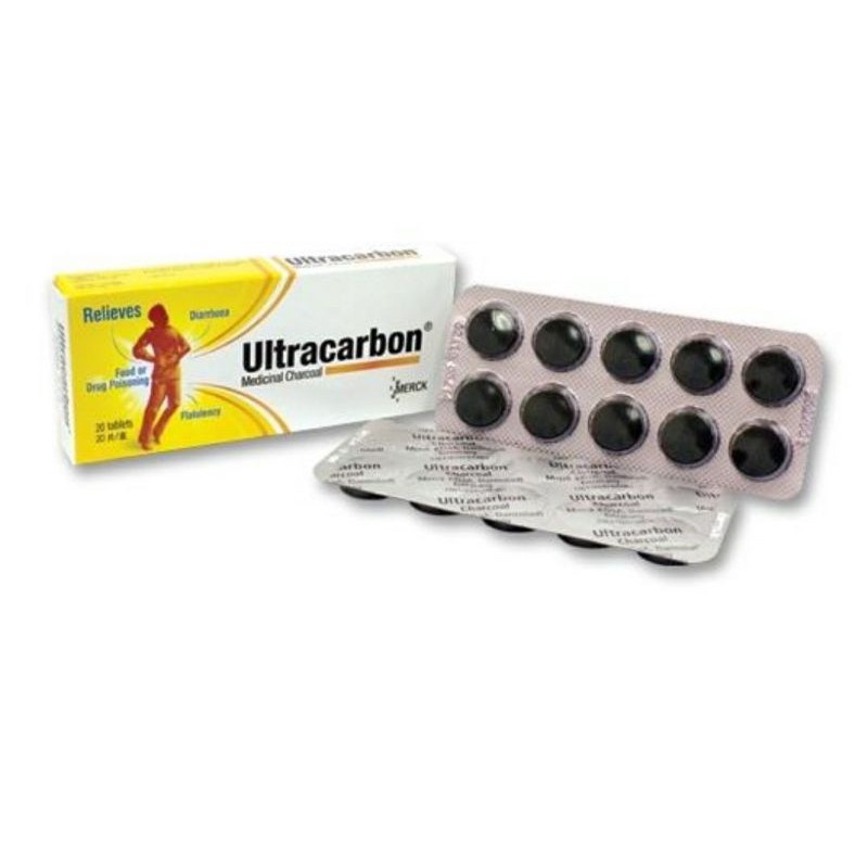 ULTRACARBON CHARCOAL 250MG 10'S | 10'SX5 (EXP: 03/2025) | Shopee Malaysia