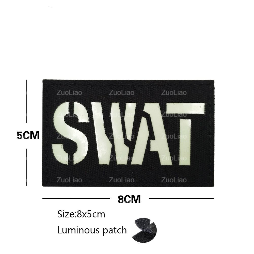 Velcro Patch Reflective Letter FIRE SF USAF CTRU JFO GOON Luminous ...