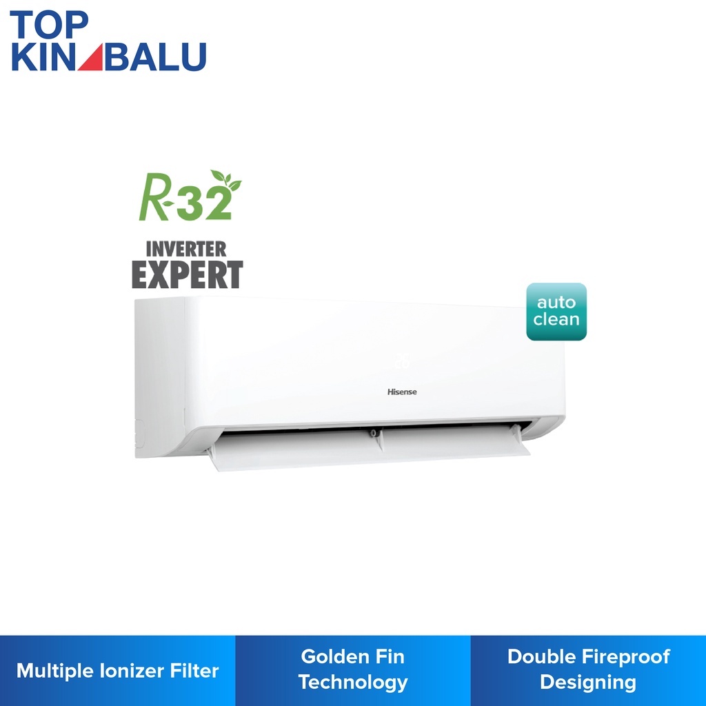 [SABAH ONLY] HISENSE 1HP AI10KAGS1 R32 INVERTER AIR CONDITIONER ...