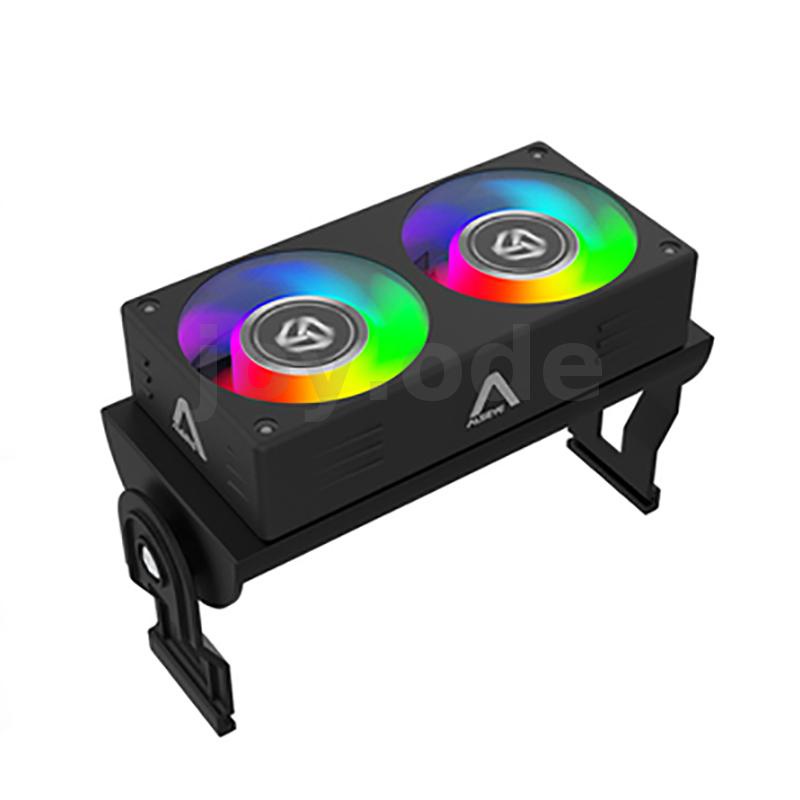 ALSEYE RAM Cooler Cooling Fan RGB Ram Memory Cooler with Dual 60mm Fan PWM 1200-2000RPM Radiator ...