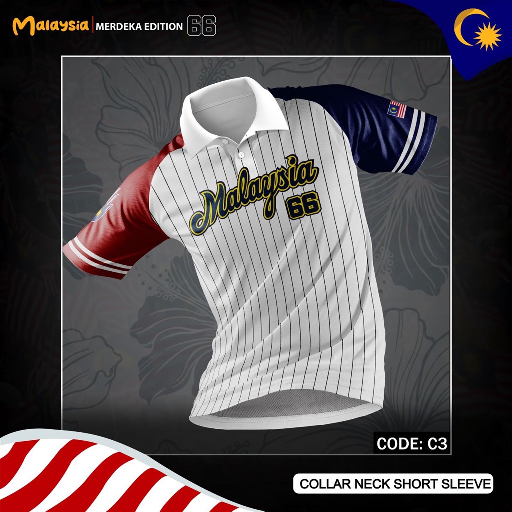 2023 T-SHIRT MALAYSIA MERDEKA 66 SPECIAL EDITION | Shopee Malaysia