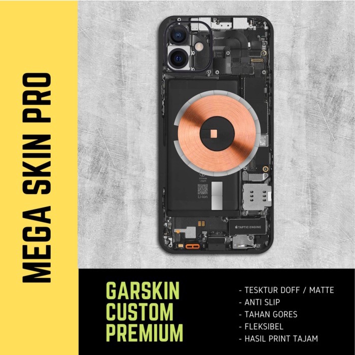 MESIN Iphone 12 full body Skin - 2 pieces - teardown machine | Shopee ...