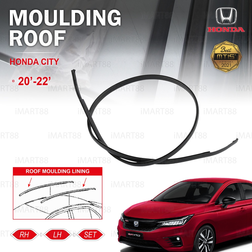 MTIS City GD6 GD8 03-08 TMO 09-13 14-22 ROOF MOULDING LINING RUBBER ...