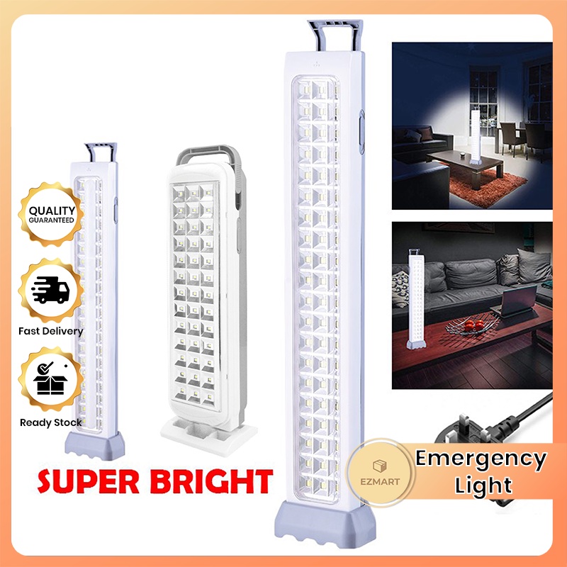 LED Multi-function Rechargeable Emergency Light Lampu LED Rumah Super ...