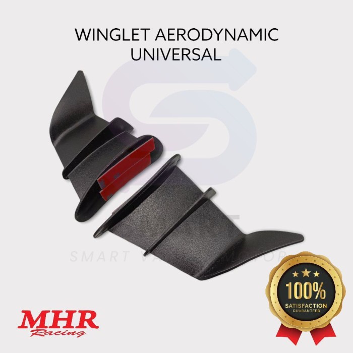 Universal Aerodynamic Side Winglet All Motorcycle ABS MHR Racing ...