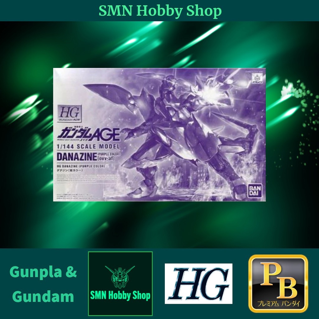 HG 1/144 Danazine Purple Color Gunpla - Gundam [HGAGE] (PB - Premium ...