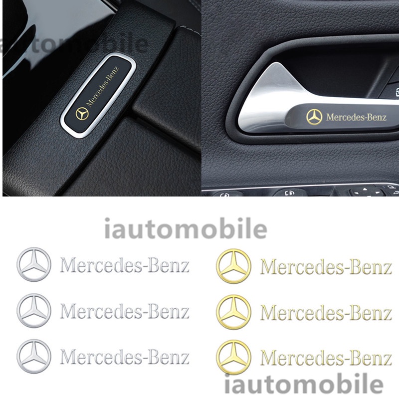 Mercedes Benz Car Metal Sticker, Car Steering Wheel/Wiper/Auto Body ...