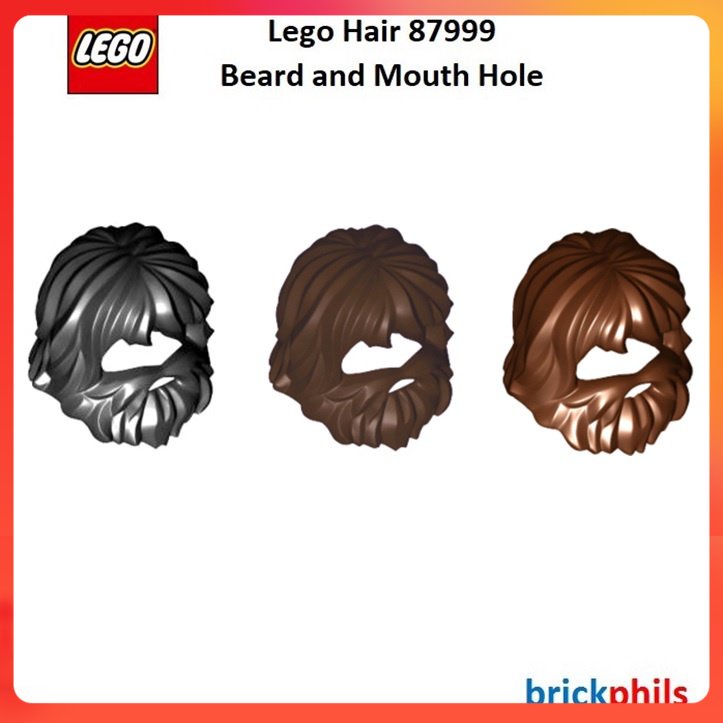 Lego Hair 87999 Beard and Mouth Hole | Shopee Malaysia