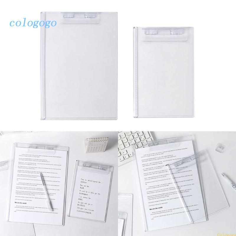 COLO A4 A5 Clipboard, Acrylic Transparent A4 Clipboard A5 Paper Holder ...