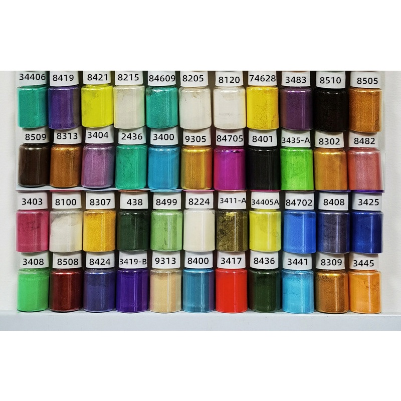 Pearl Pigment 44 Colors 15ML/Bottle Pearl Pigment Pearlescent Mica ...