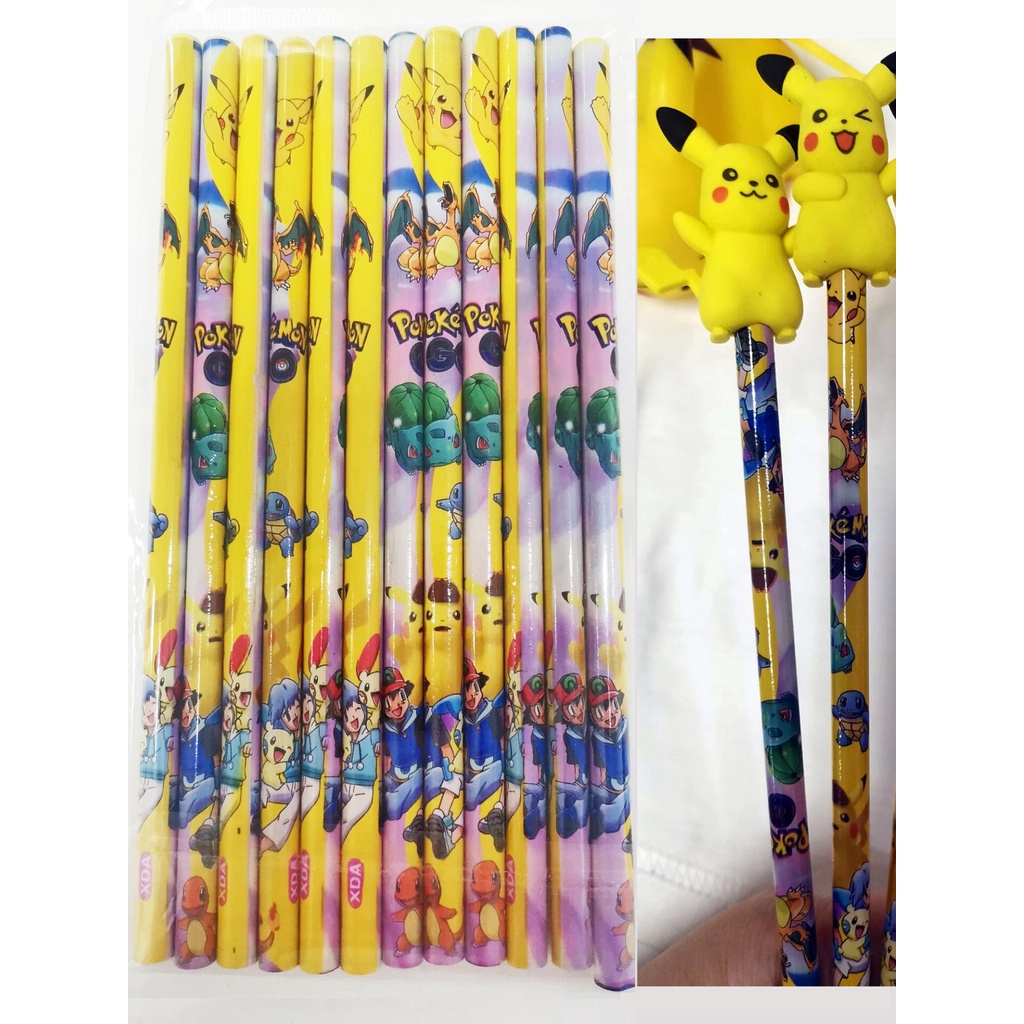 Pokemon 2B Pencil Hb Pencil Children Cartoon Pikachu Anime Student ...