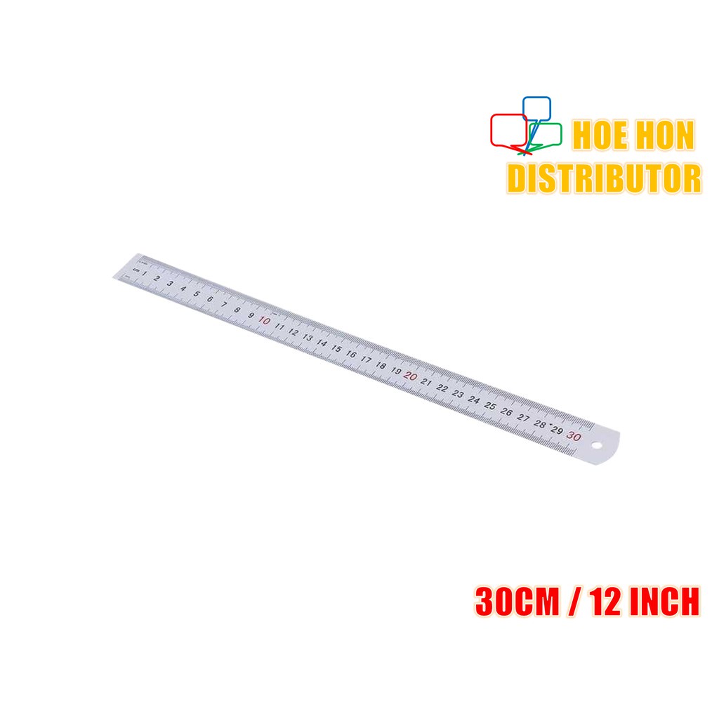 Aluminum Ruler / Pembaris Aluminium 30cm / 12 Inch | Shopee Malaysia