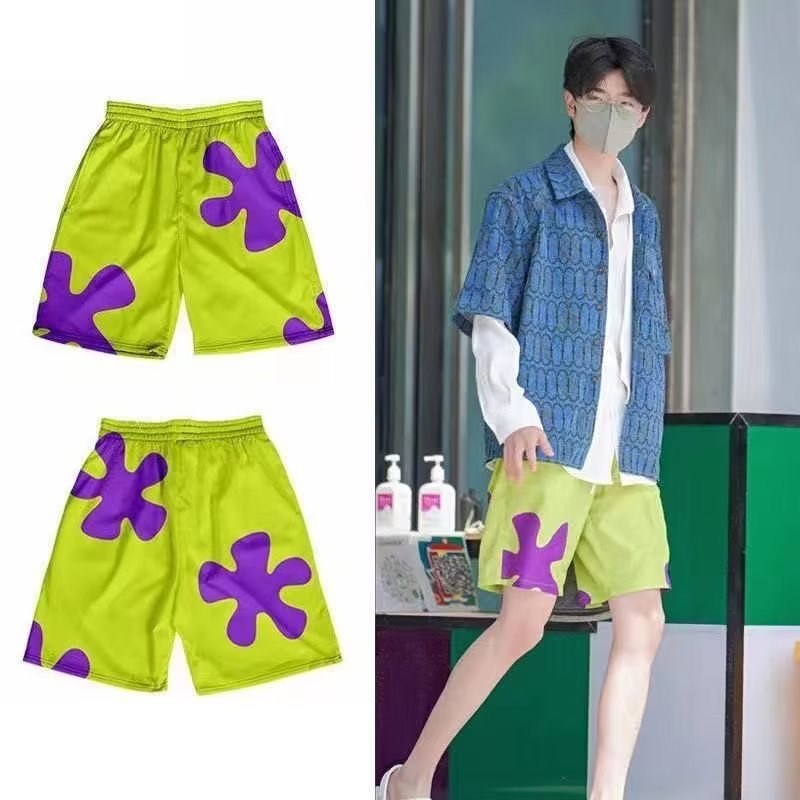 M-5XL Unisex Patrick Pants Patrick Star and SpongeBob Summer Beach ...
