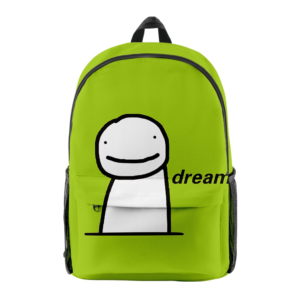 New Dream Smp Men's and Women's Dreamwastaken Schoolbag 3D Printing ...
