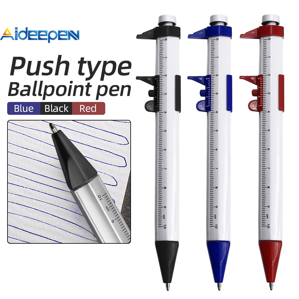 AIDEEPEN 2 in 1 Vernier Caliper Roller Ball Pen Measuring Instrument ...