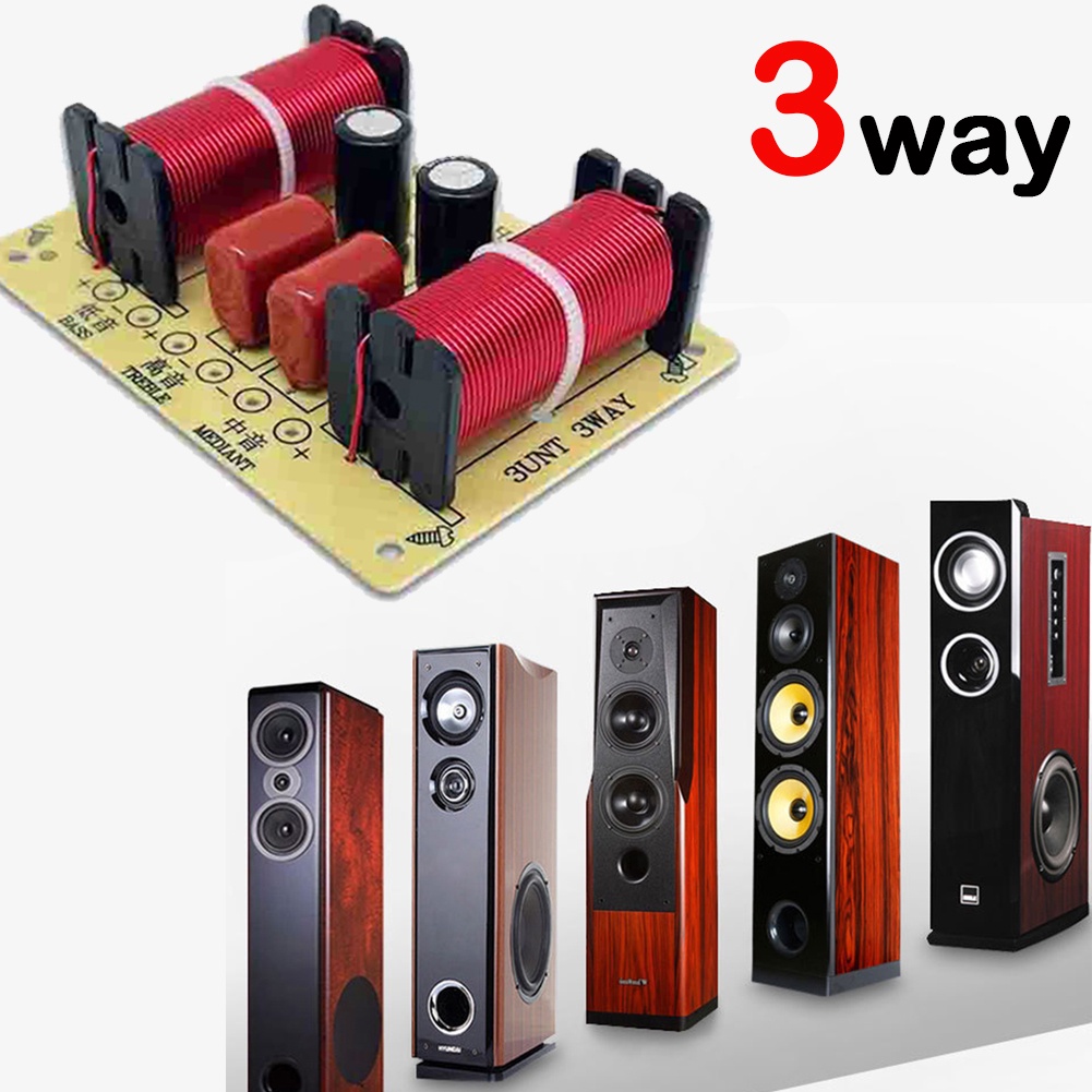 Audio Speaker Crossover Circuit Treble Midrange Bass Module 3 Way 900-4000Hz Frequency Divider ...