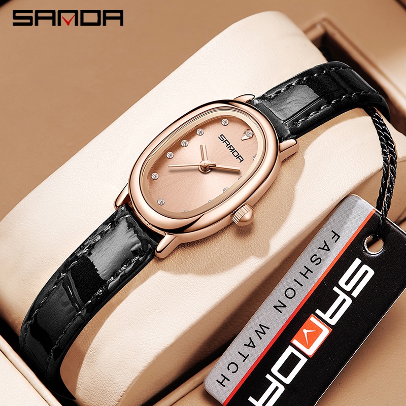 SANDA Women's upscale Business Fashion Simple Diamond Watch Quartz Watch SD1119-6 | Shopee Malaysia