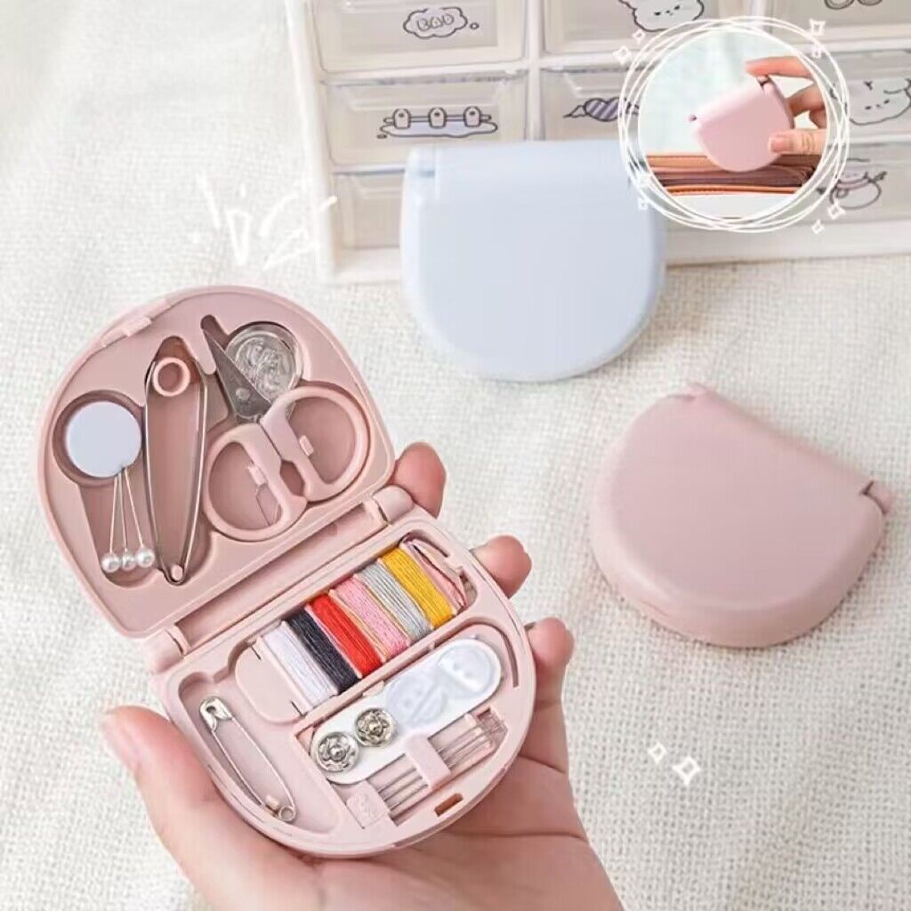 Simple Mini Needle Thread Box Needle Bag Foldable Convenient Needle Kit