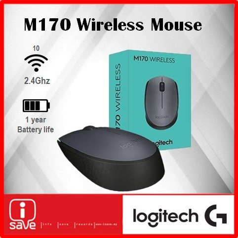 Logitech M170 Wireless Mouse | Shopee Malaysia