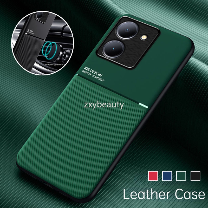 Leather texture Casing for Vivo Y27S Y36 4G 5G 2023 Phone Case Magnetic ...