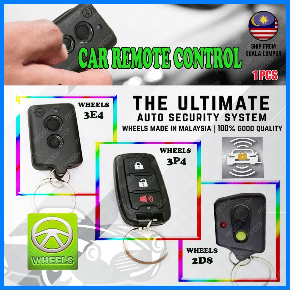 Universal Wheels Alarm Car Security Remote Control Only | Shopee Malaysia