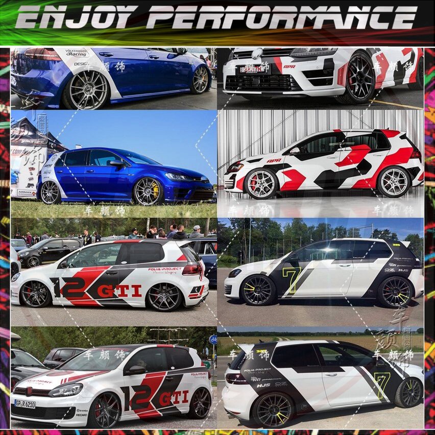 Sport Racing Body Side Skirt Line Stripe Sticker Wrap Vinyl Film ...