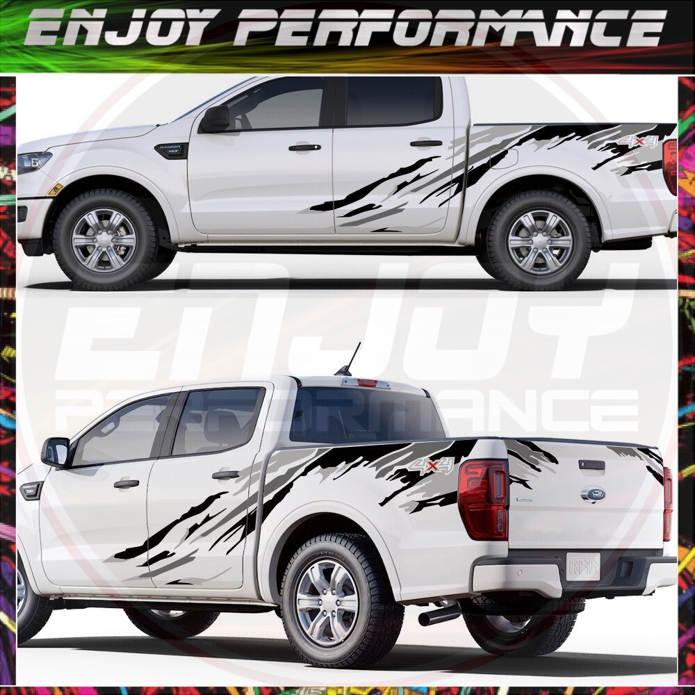 For Ford Ranger Raptor Pickup Isuzu Nissan NAVARA Toyota Hilux 3pcs Car ...