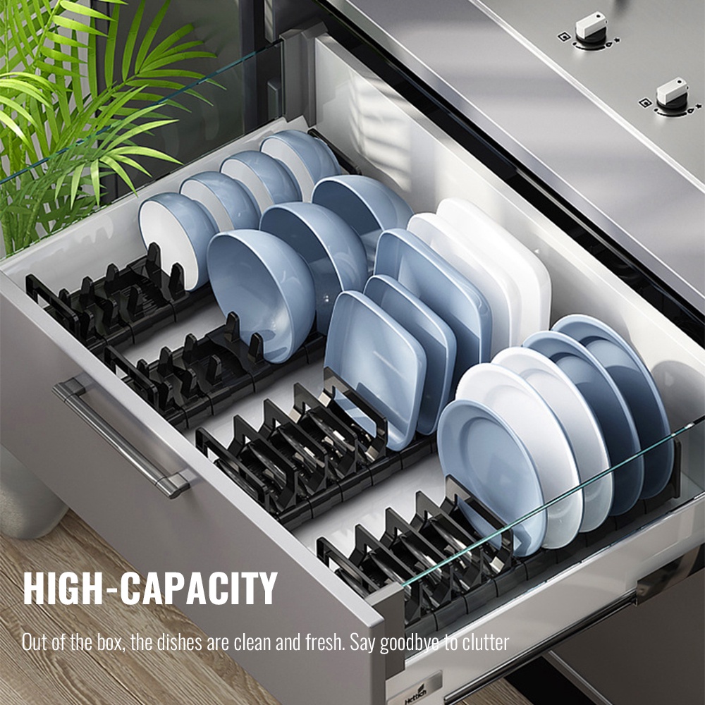 Kitchen Dish Rack Drainer Rack Tableware Rack Stainless Steel Plate ...