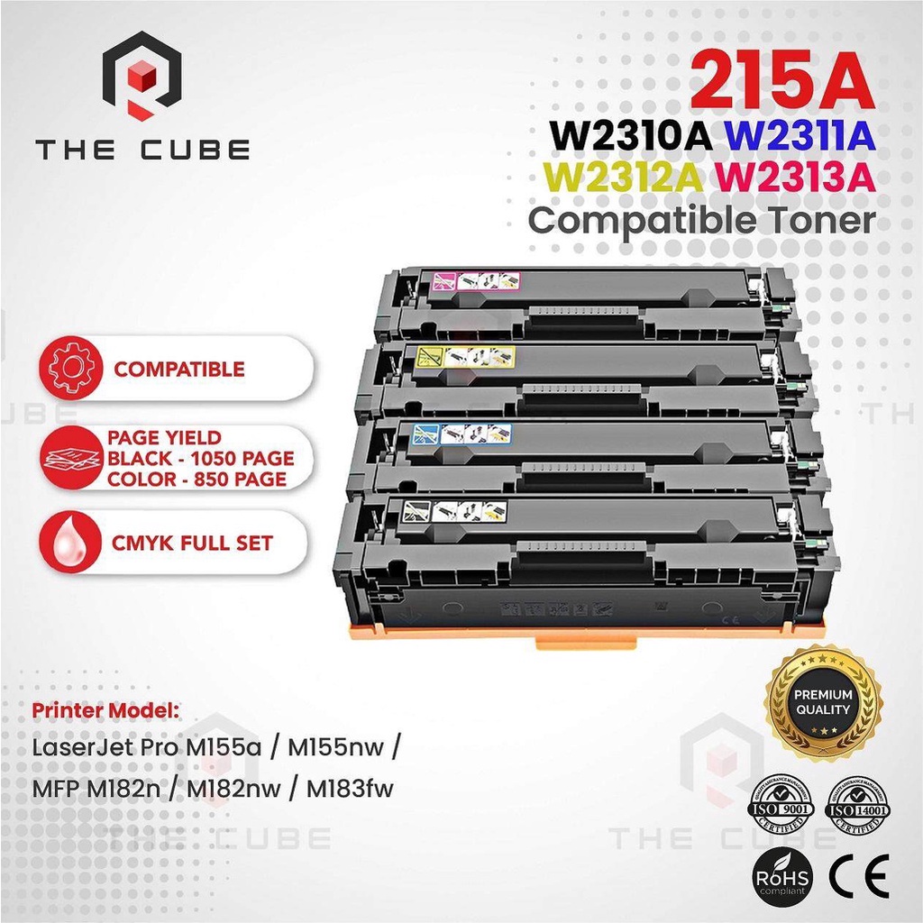 Compatible 215A W2310A W2311A W2312A W2313A for HP Color Laserjet Pro ...