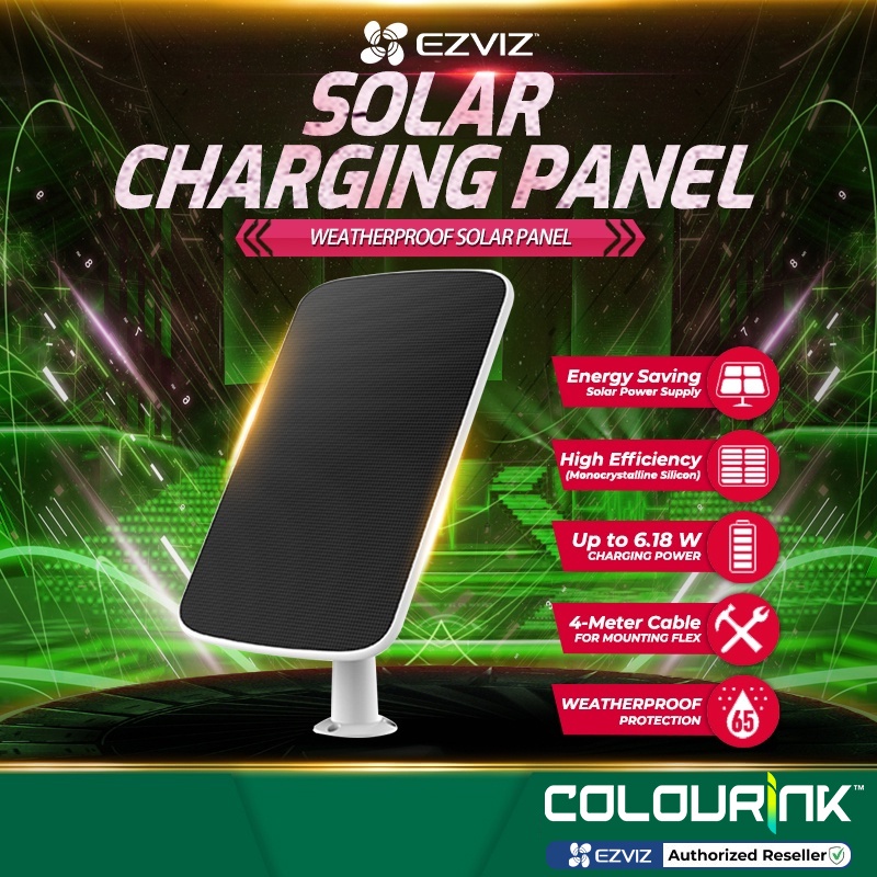 Ezviz Solar Charging Panel-C Panel-E (Type c) BC1 B1 B2 B3 EB8 4G 3MP ...