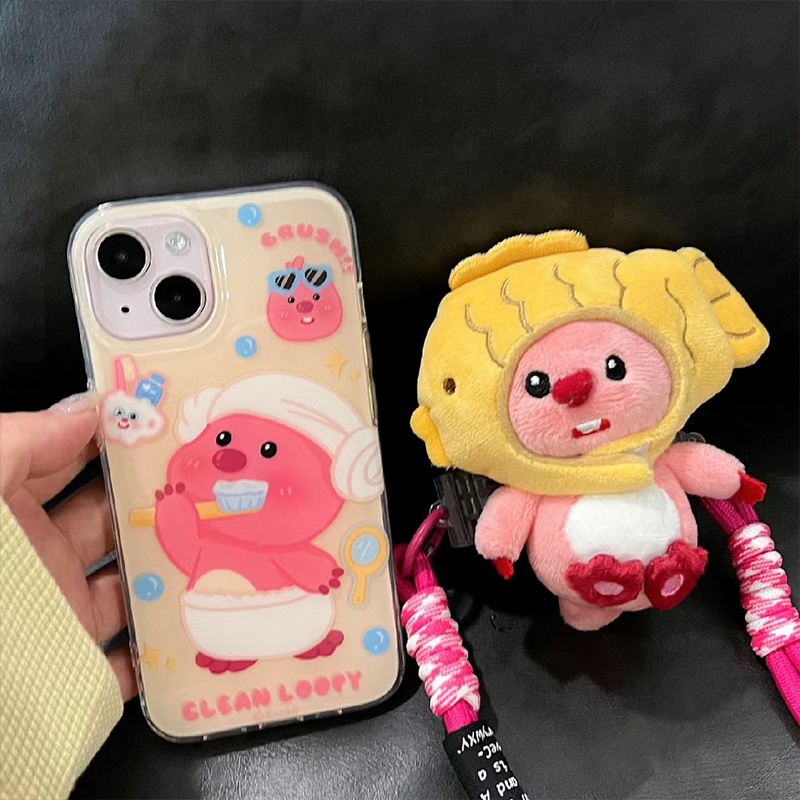 Beaver Bear Mobile Phone Strap Rope Shoulder Carrying Cross Body ...