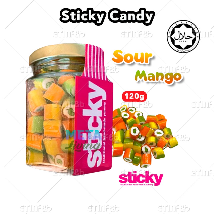STICKY CANDY GULA-GULA VIRAL STOK SEDIA Thank You Happy Birthday Gift I ...