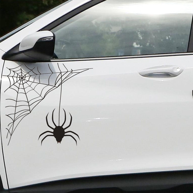 BCF 2 Sheet Halloween Spiders Webs Window Clings For Halloween Party ...