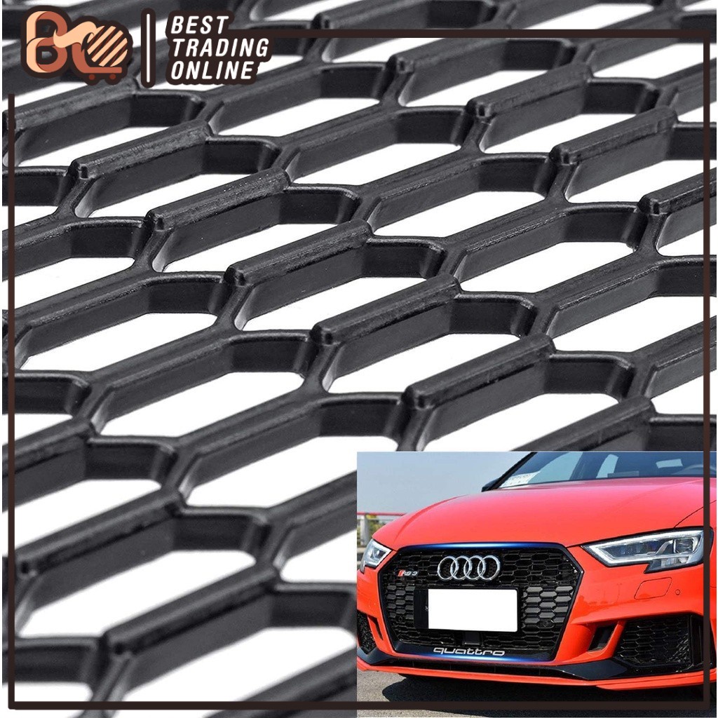 Universal 3D design Racing Car Honeycomb Mesh Hexagon ABS Grille Fog ...