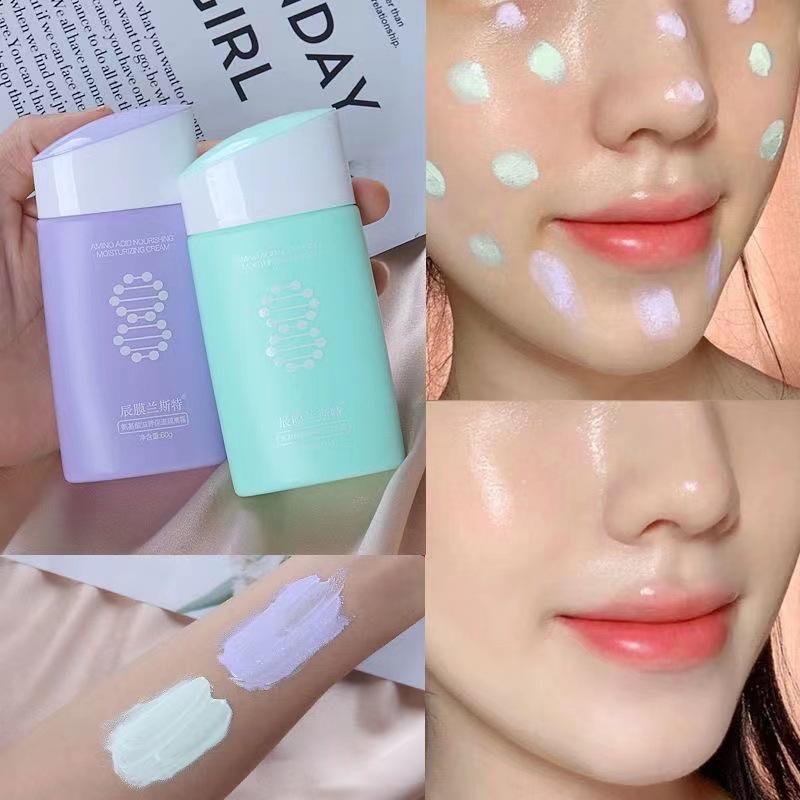 New Long-Lasting makeup primer purple and green color 60ml | Shopee ...