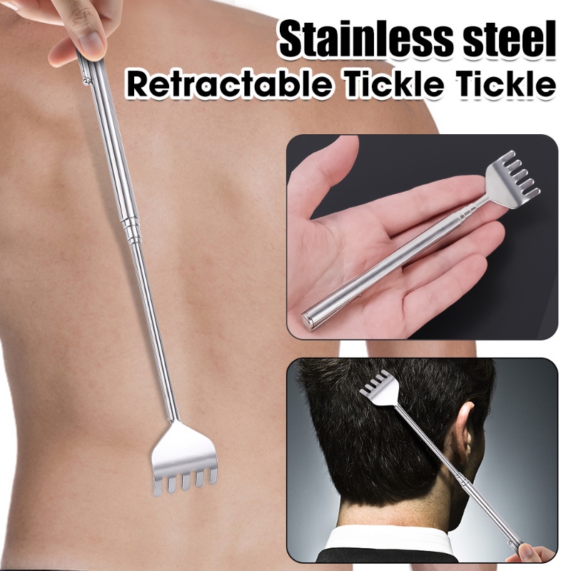 Telescopic Steel Tickling Rake Tickle Massager Portable Retractable ...