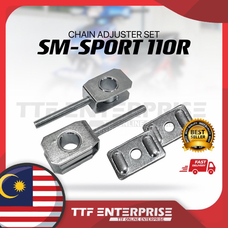 SM-SPORT110R CHAIN ADJUSTER SET (R/L) PLATE SM SPORT 110R SM SPORT110 R ...