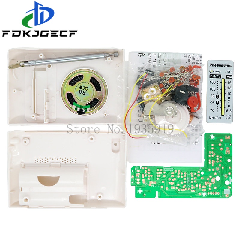1set AM / FM stereo AM radio kit / DIY CF210SP electronic production ...