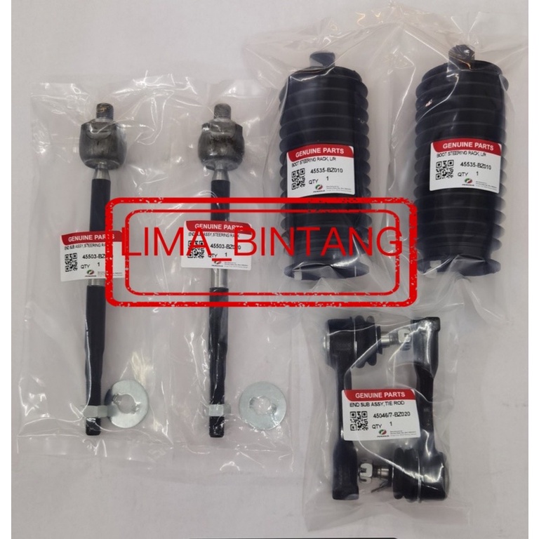 (1 Set) Tie Rod End+Rack End+Steering Boot Perodua MYVI 1.3 OLD Model ...